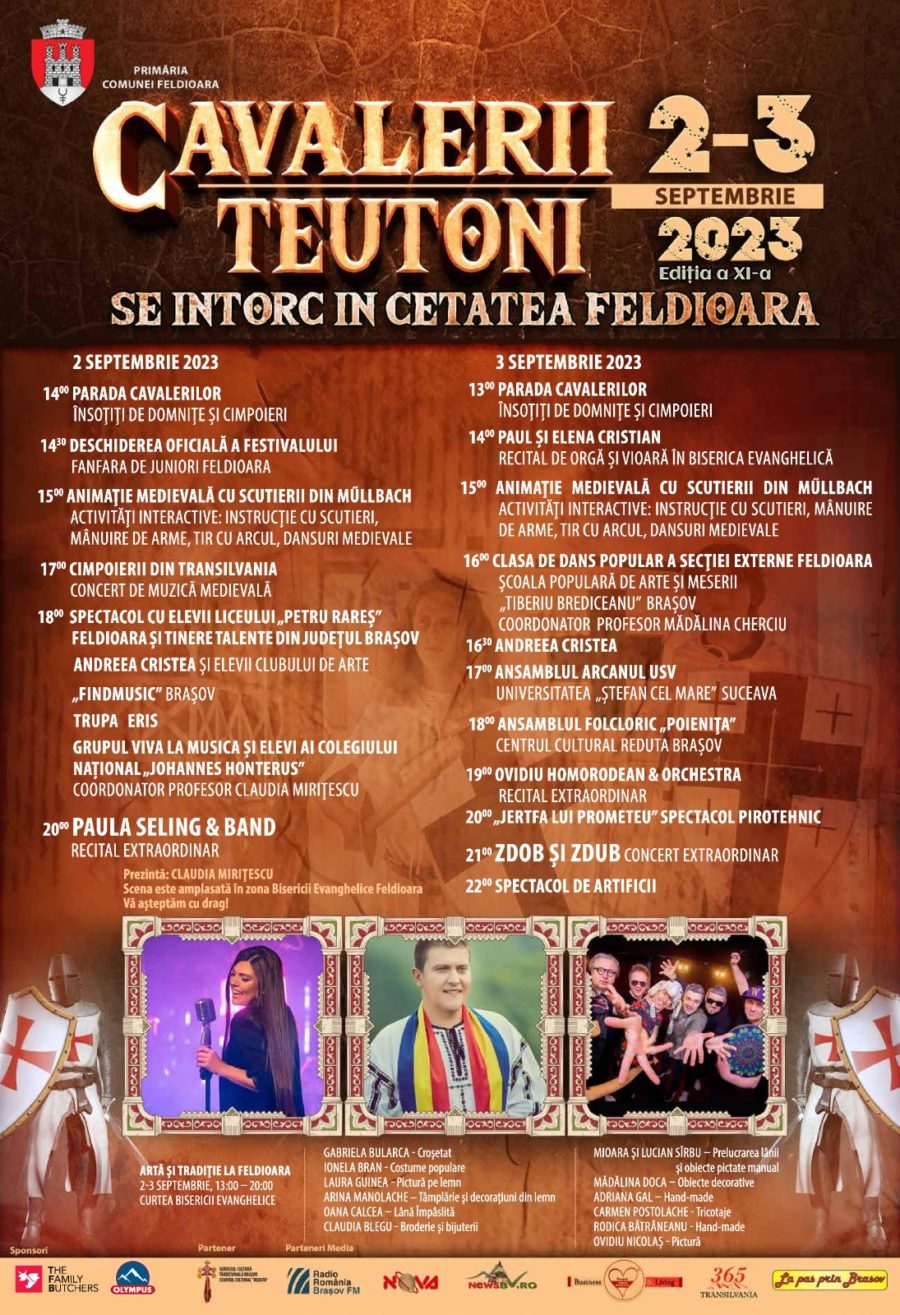 Cavalerii Teutoni se întorc în Cetatea Feldioara - Radio Vacanța