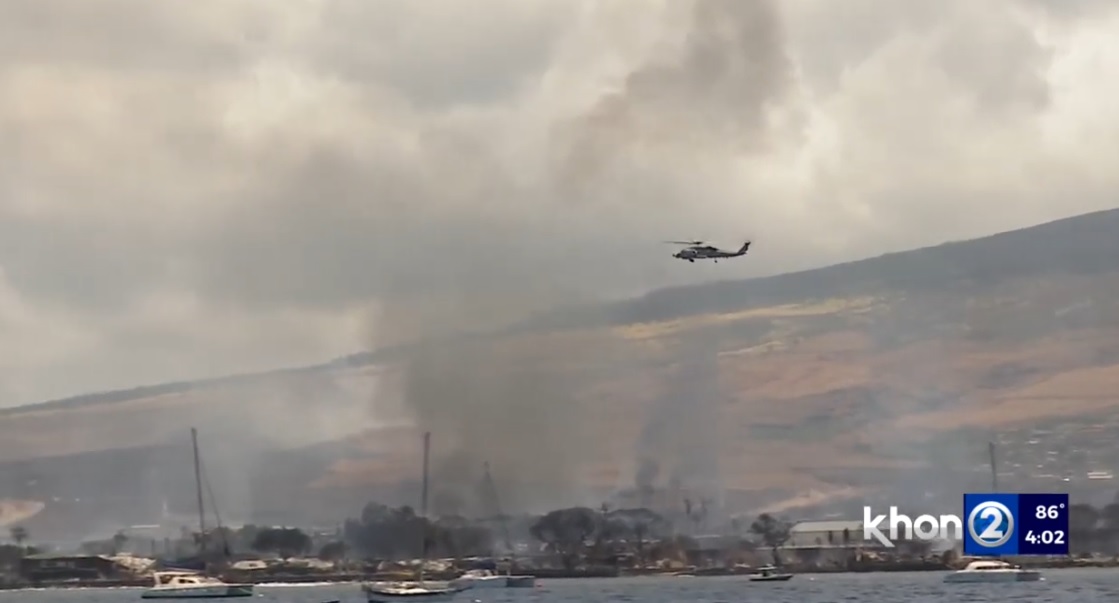 Insula hawaiiană Maui, mistuită de incendii de vegetație | VIDEO ...