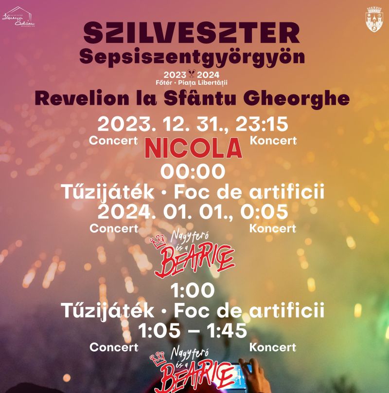 Nicola va cânta, în noaptea de Revelion, în municipiul Sfântu Gheorghe ...