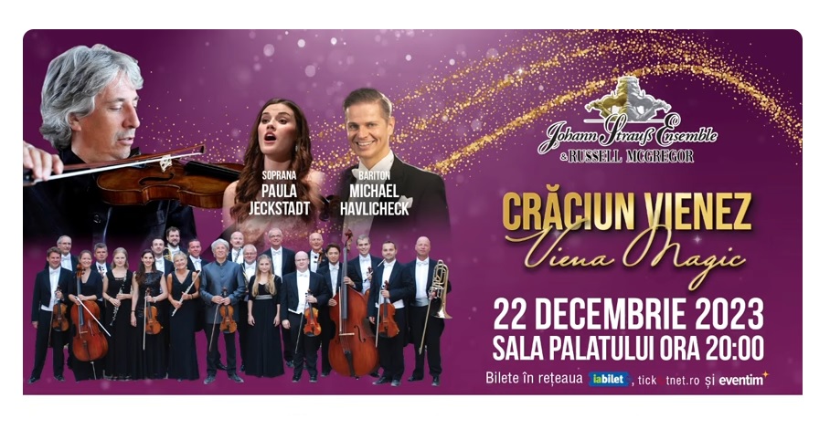 "Crăciun Vienez - Viena Magic”, pe scena Sălii Palatului - Radio Vacanța