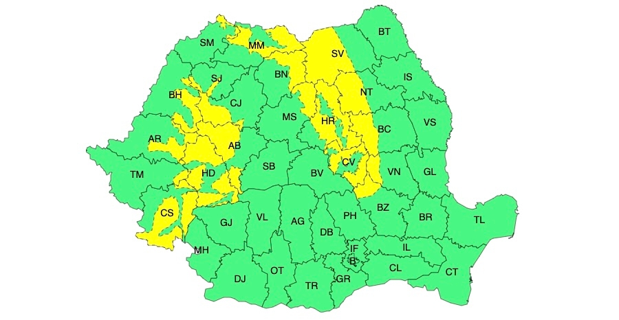 ANM: Cod galben de ninsori și viscol - Radio Vacanța