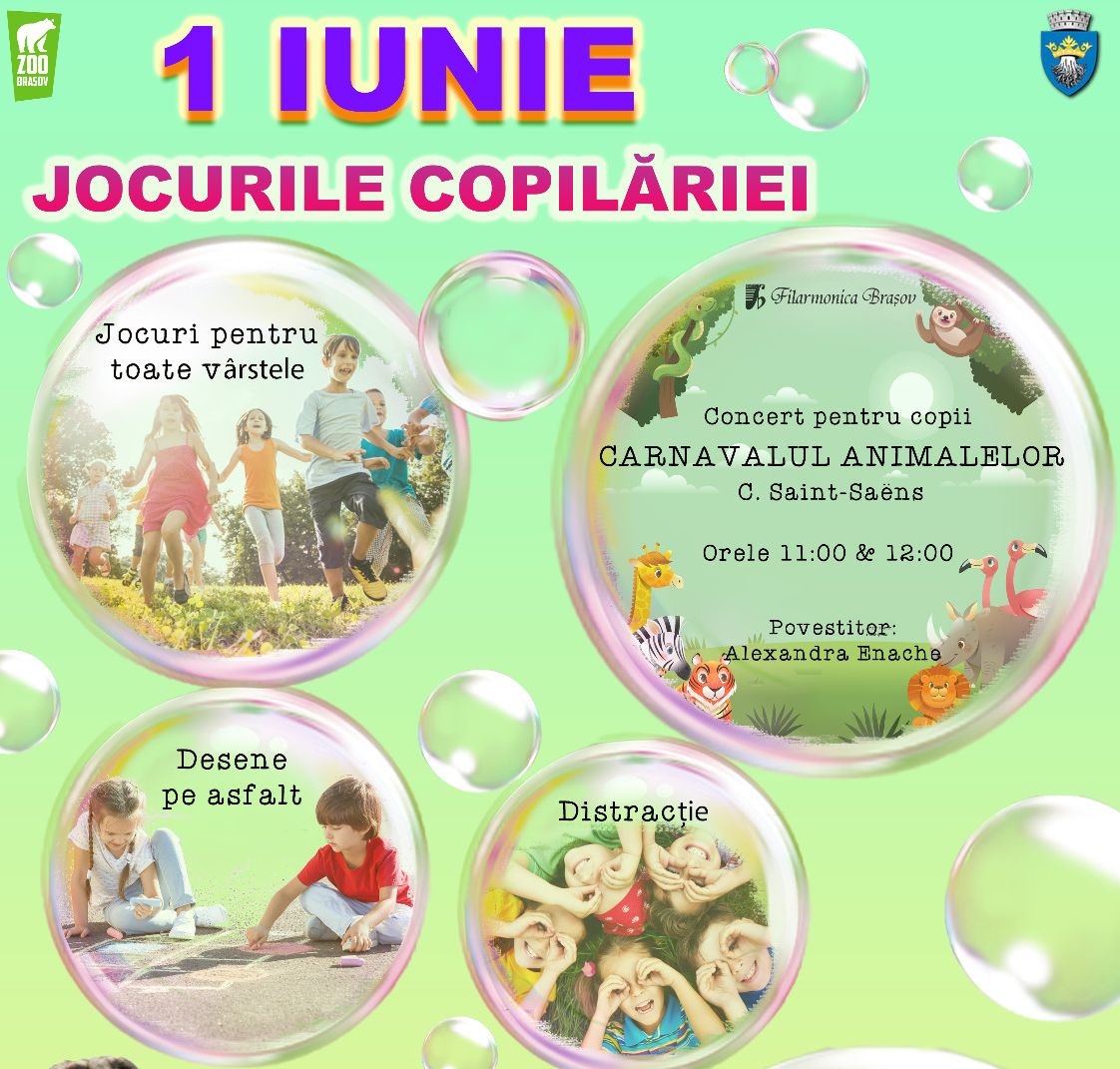 1 Iunie: Jocurile copilăriei, la Zoo Brașov. Programul complet al ...
