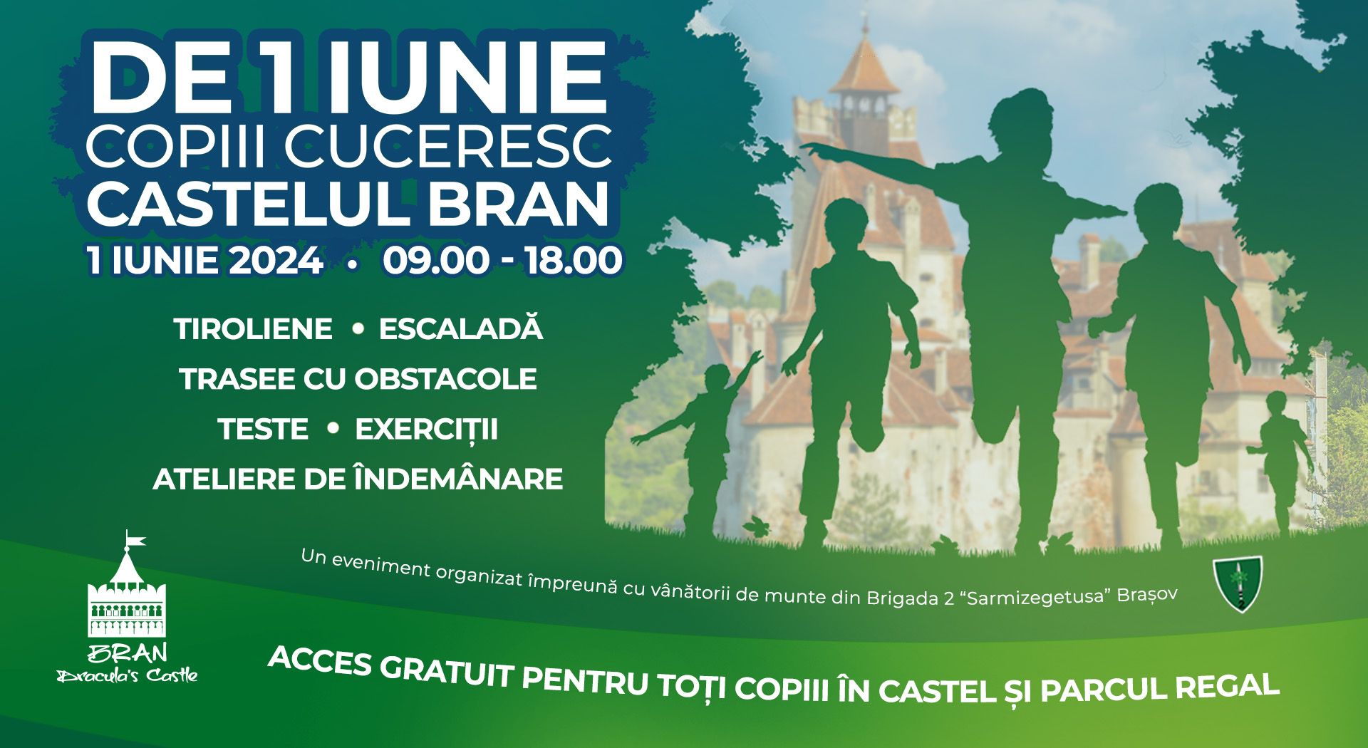 De 1 iunie, Parcul Regal al Castelului Bran devine un mare loc de joacă - Radio Vacanța