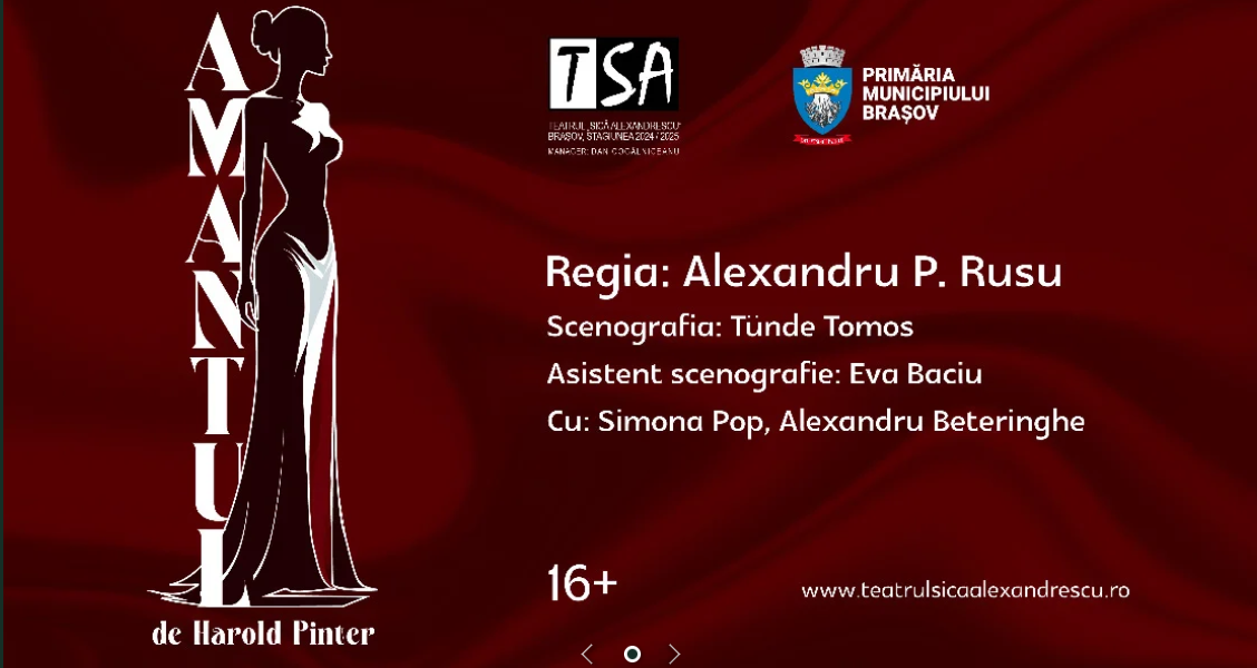 BRAȘOV: "Amantul", în premieră la Teatrul "Sică Alexandrescu" - Radio ...