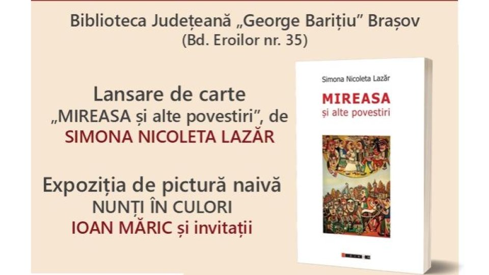 Lansare de carte și expoziție de pictură, la Biblioteca Județeană Brașov - Radio Vacanța