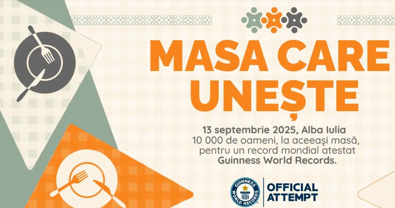 „Masa care Unește”, sâmbătă, la Alba Iulia - Radio Vacanța